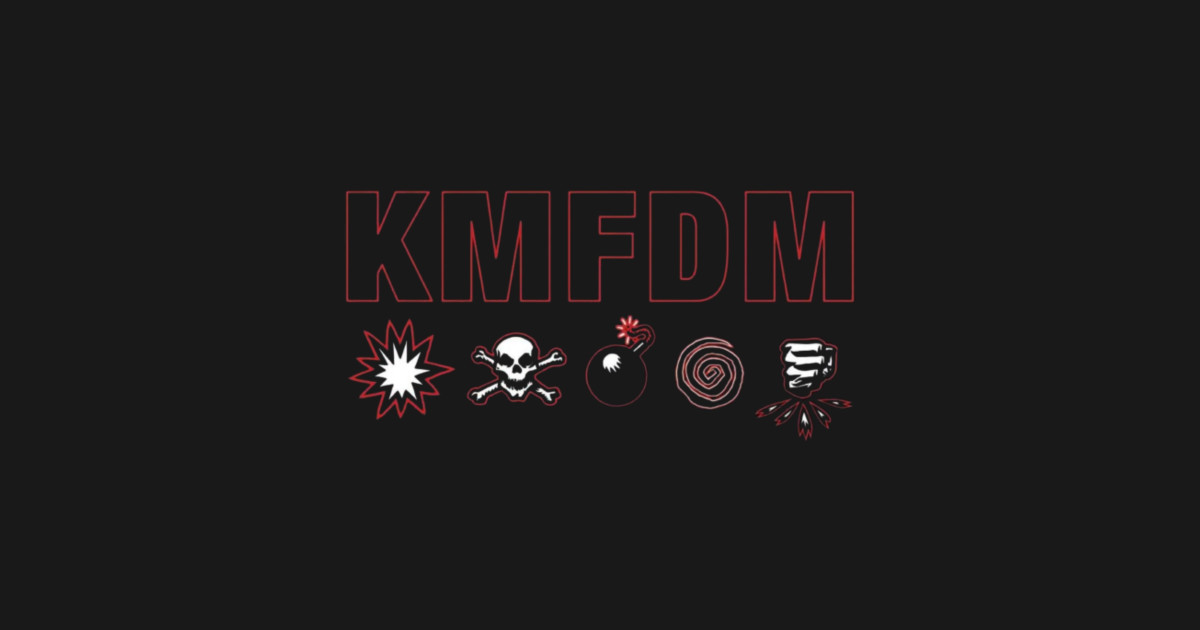 KMFDM symbols logo - Kmfdm - T-Shirt | TeePublic
