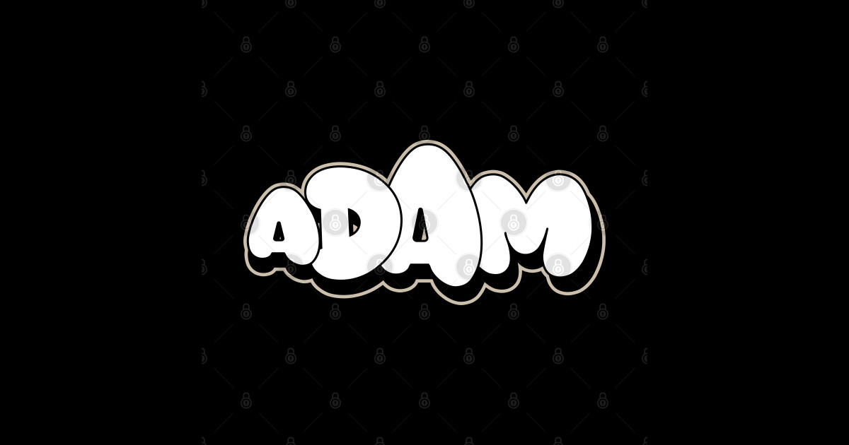 ADAM Graffiti Flop Bubble style - Graffiti Letters - Sticker | TeePublic