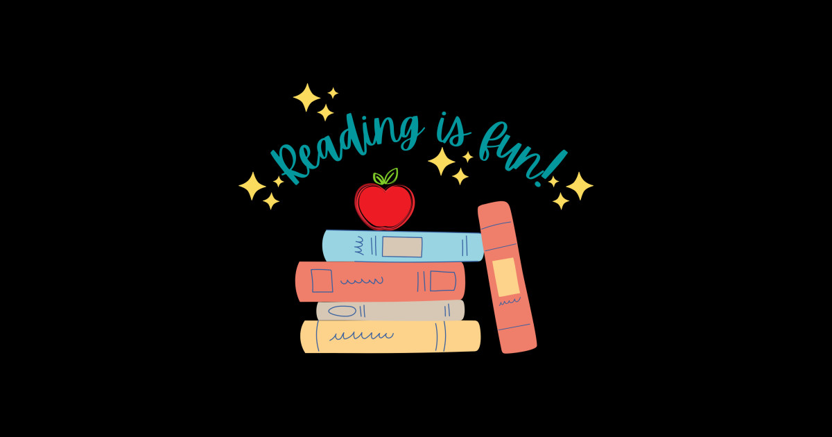 Reading is fun! - Reading - Sticker | TeePublic