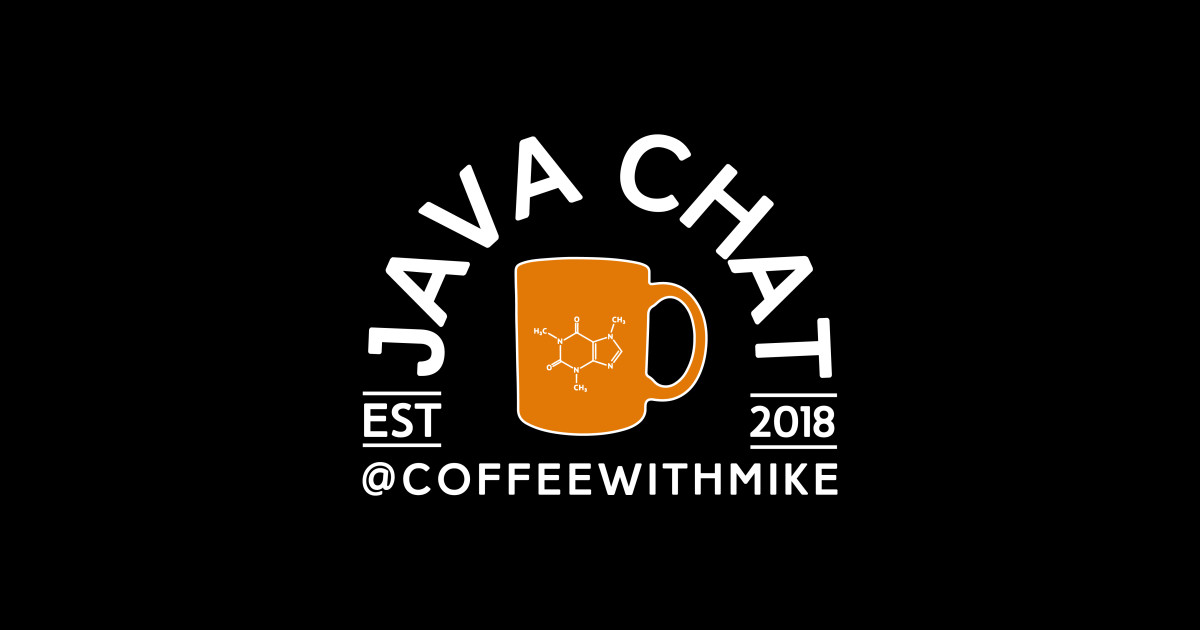 Java Chat logo - Main Logo - Sticker | TeePublic