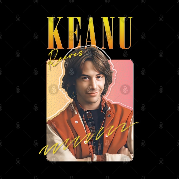 Keanu Reeves - 90s Style Original Aesthetic Design - Keanu Reeves - Pin ...