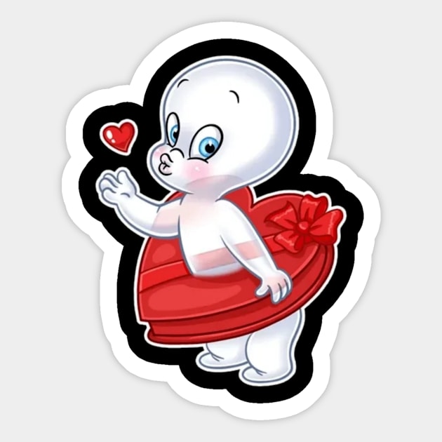 GHOST CASPER THE FRIENDLY SPOOKY HORROR CARTOON 14 - Horror - Sticker ...