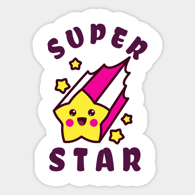 Super Star! - Star - Sticker | TeePublic