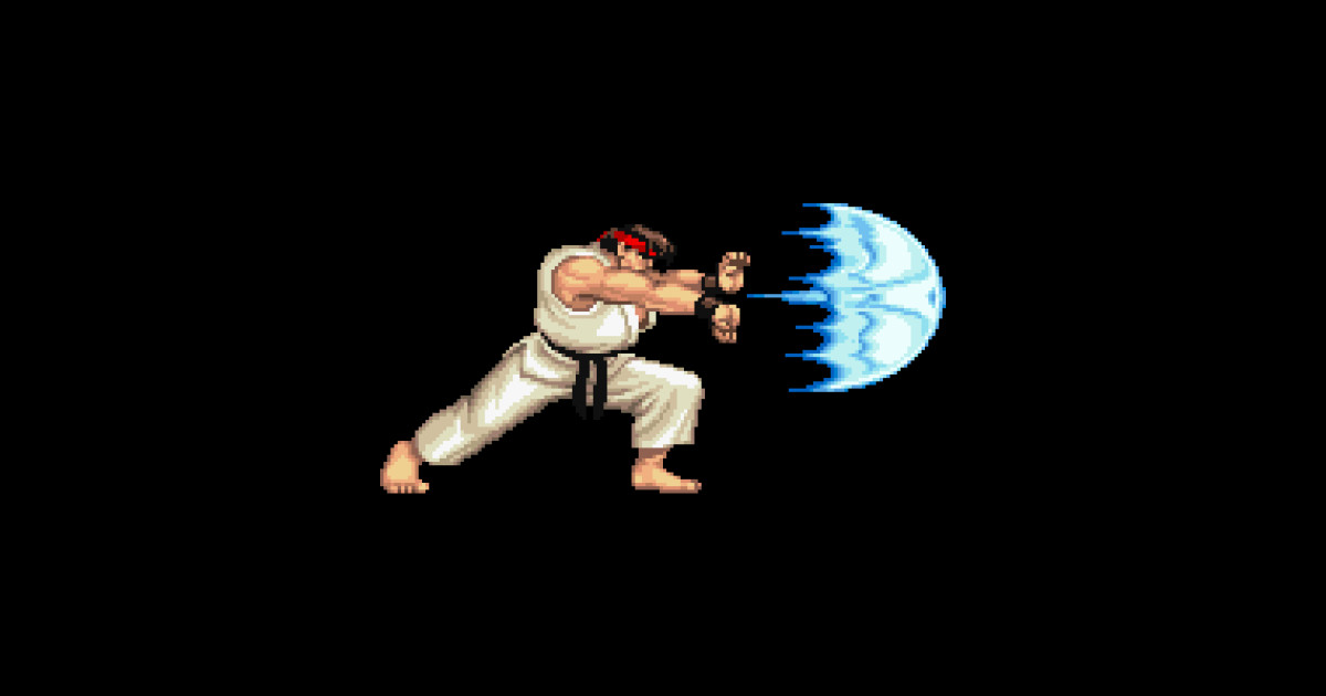 Ryu Hadouken - Hadouken - Sticker | TeePublic