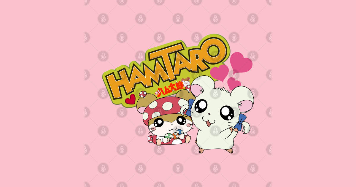 Hamtaro Bijou Ribbon chan with Snoozer Neteru kun - Hamtaro Bijou ...