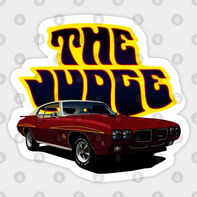 1970 GTO Judge - Pontiac Gto The Judge - Sticker | TeePublic