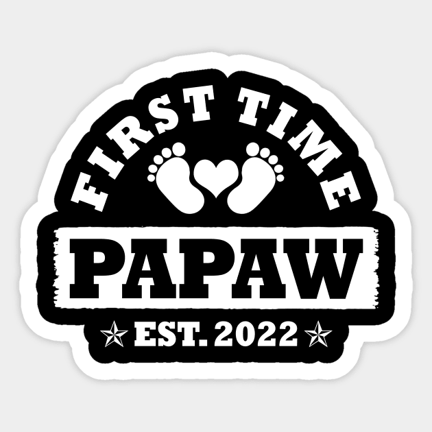 First Time Papaw Est 2022 Funny New Papaw Gift - First Time Papaw ...
