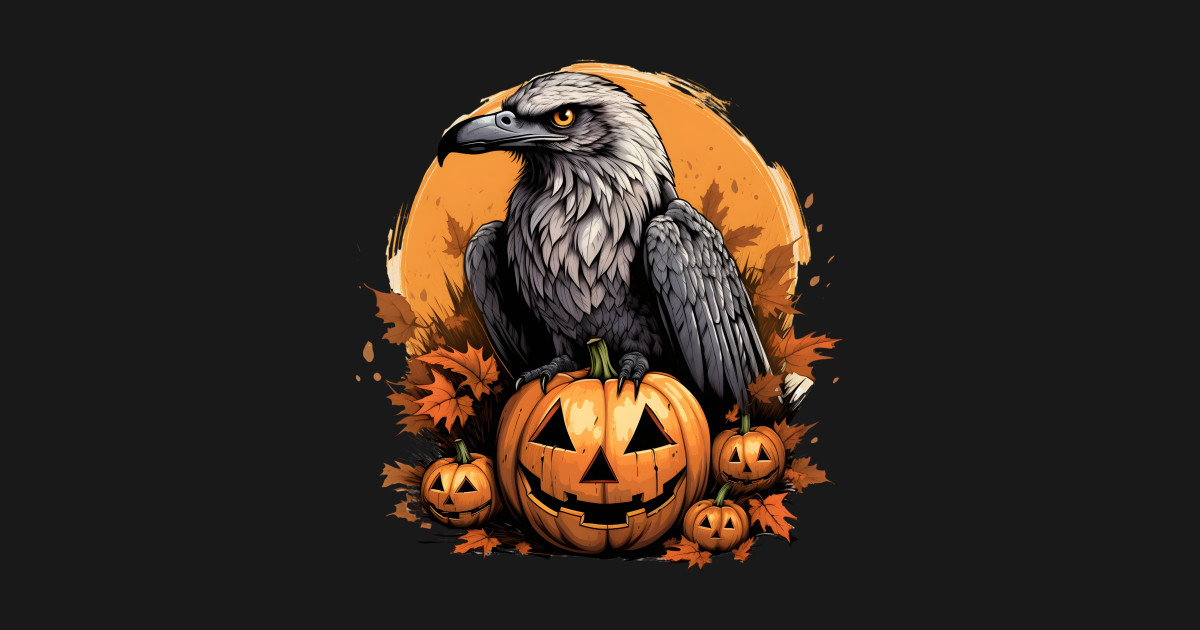 Halloween Hawk - Halloween - T-Shirt | TeePublic