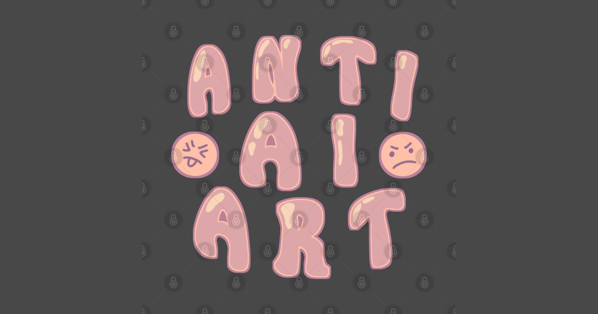 Anti AI Art - Ai - T-Shirt | TeePublic