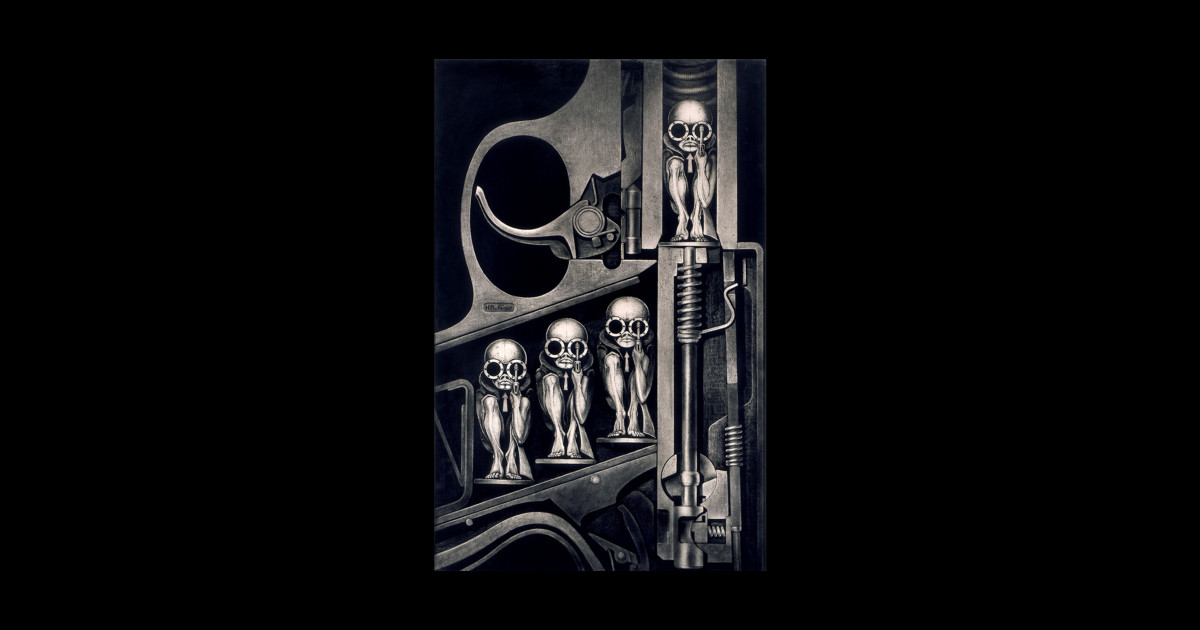 Giger Birth Machine - Giger Birth Machine - Sticker | TeePublic