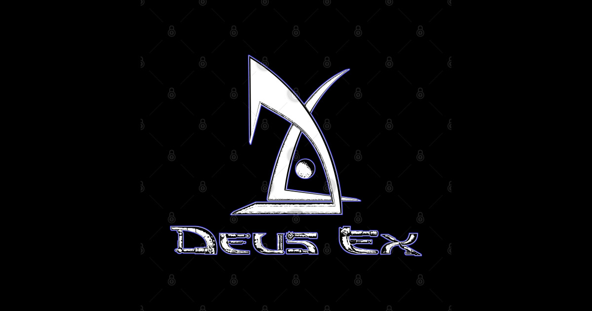 Deus Ex Logo - Deus Ex - Sticker | TeePublic