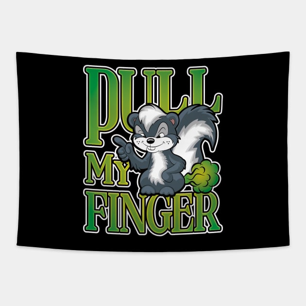 Stinky Skunk Pull My Finger Cartoon Fart Joke - Pull My Finger ...