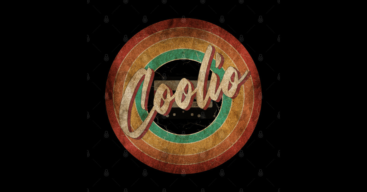 Coolio Vintage Circle Art - Coolio - Posters and Art Prints | TeePublic