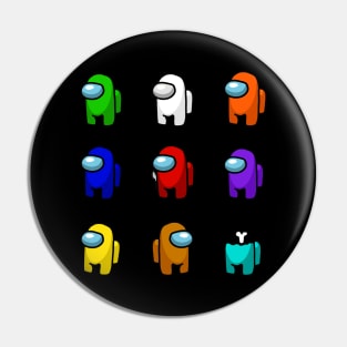 Among Us Merch Among Us Game Crewmate Pins and Buttons for Sale | TeePublic