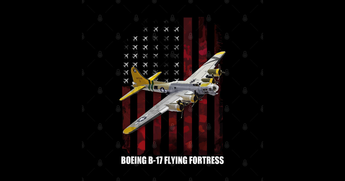 B-17 Flying Fortress - B 17 Flying Fortress - Sticker | TeePublic