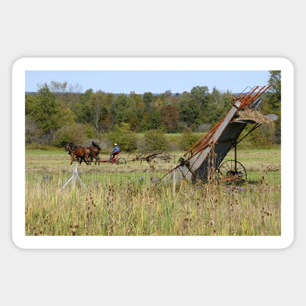 Farming the land - Farming - Sticker | TeePublic