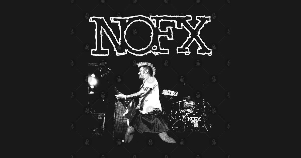 NOFX - Pencil Drawing Vintage - Nofx - T-Shirt | TeePublic