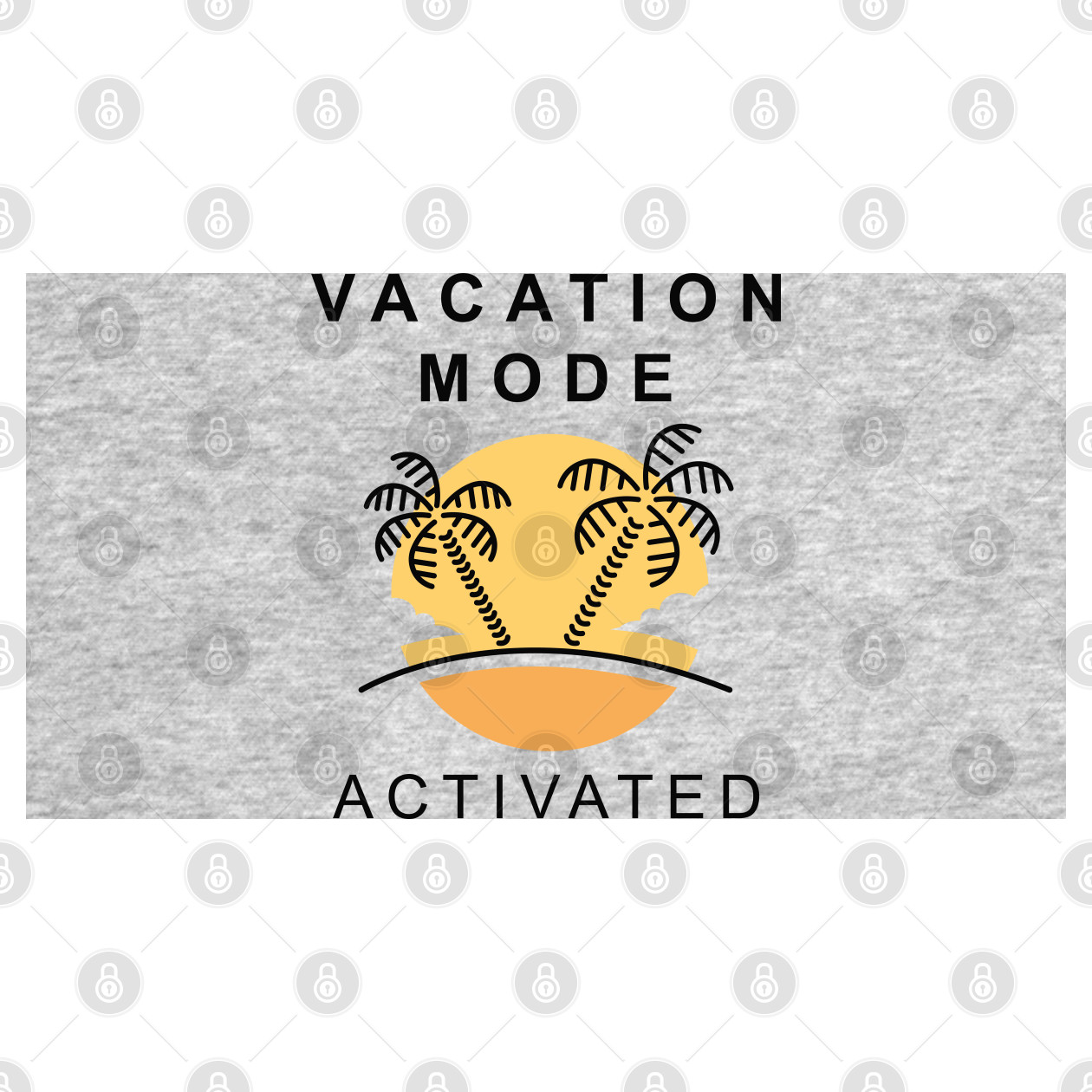 Vacation Mode Activated - Vacation Mode Activated - Hoodie | TeePublic
