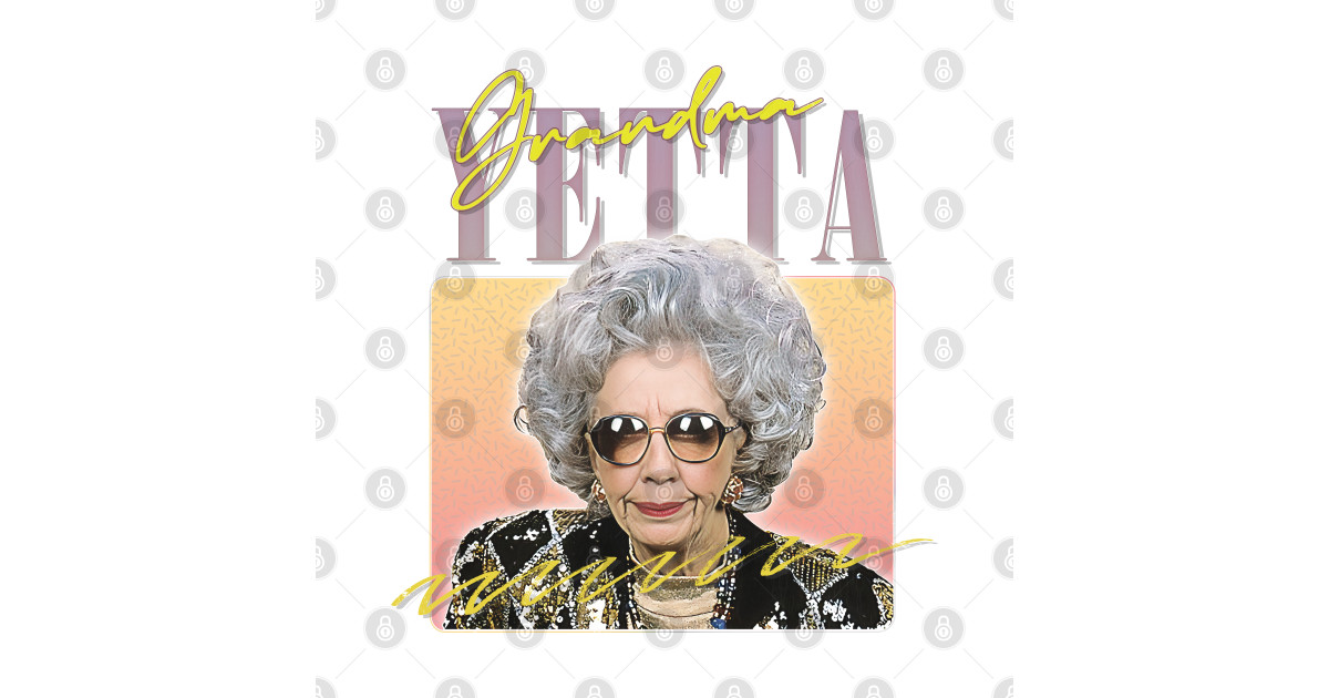 Grandma Yetta - 90s Style Aesthetic Fan Art Design - The Nanny - T ...