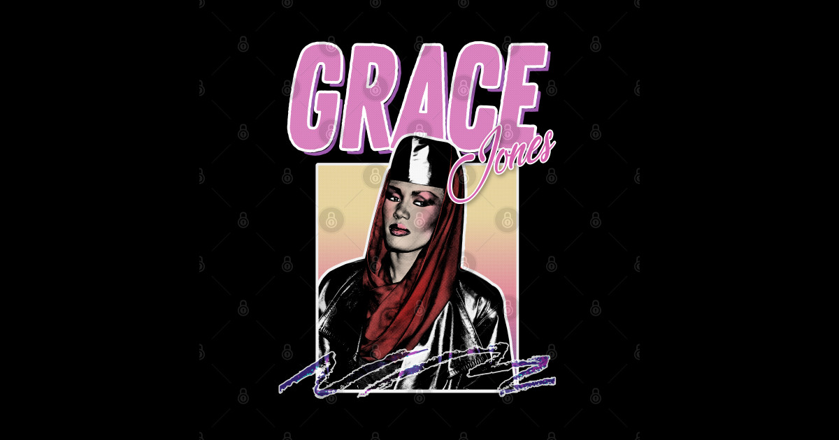 Grace Jones #2 /// 80s Styled Aesthetic Tribute Art - Grace Jones ...