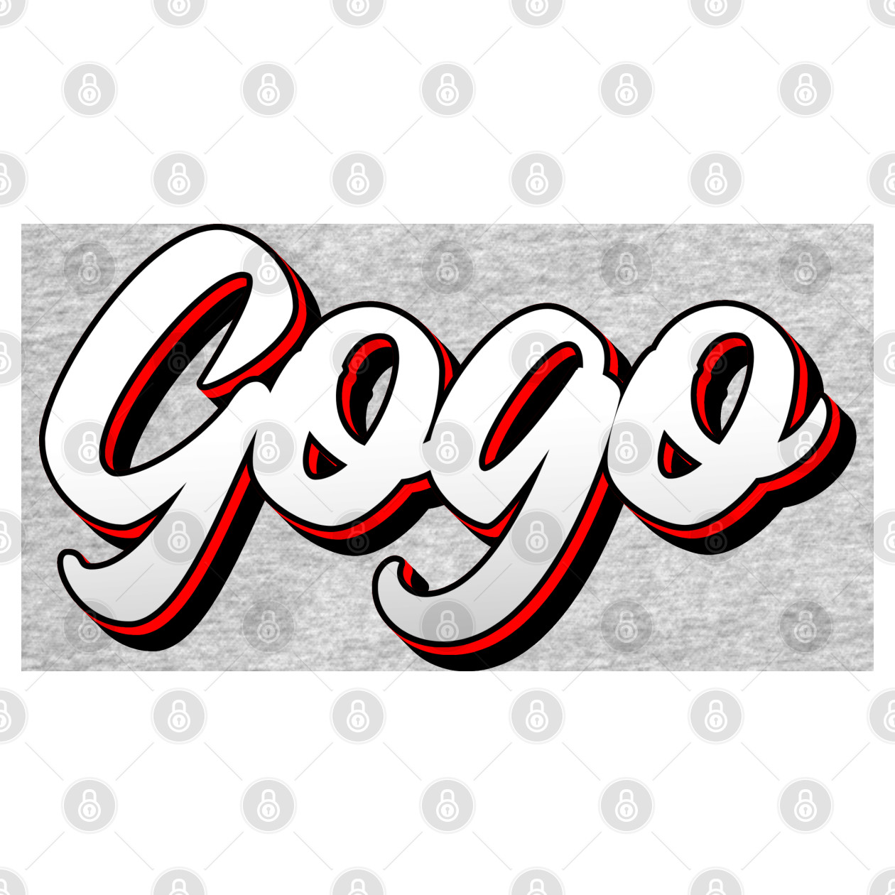 Gogo name - cool 70s retro font - Gogo Name Cool 70s Retro Font - T ...