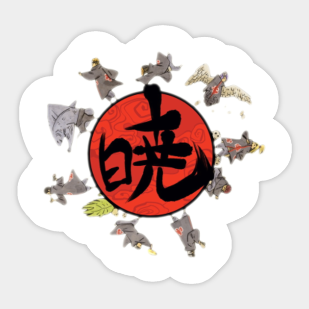 Chibi Akatsuki - Manga - Sticker | TeePublic