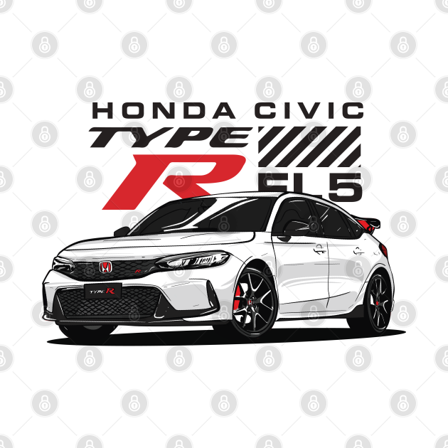 Civic Type R FL5 JDM Car - Civic Type R - T-Shirt | TeePublic