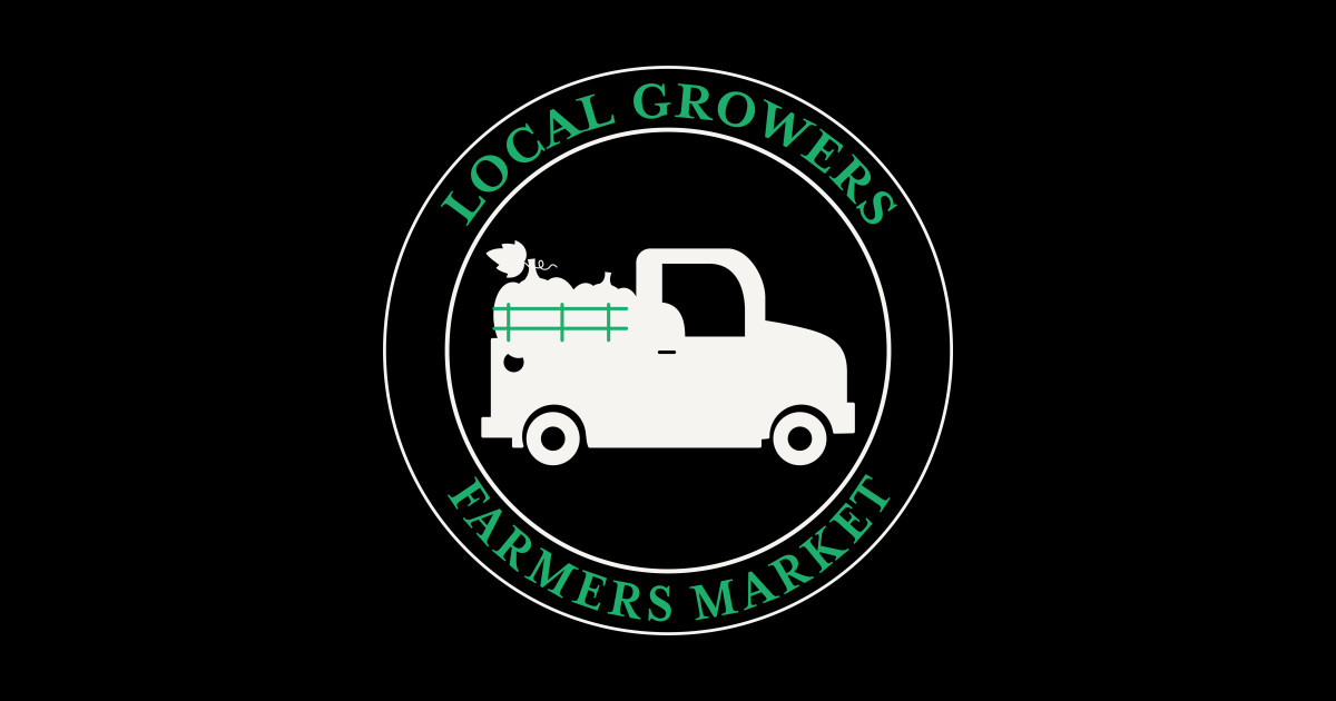 Local Growers Farm Market - Farmer - Sticker | TeePublic