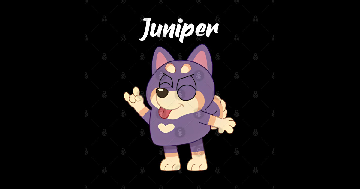 juniper - Bluey - Sticker | TeePublic
