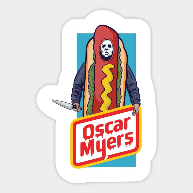 Oscar Myers Weiner - Michael Myers - Sticker | TeePublic
