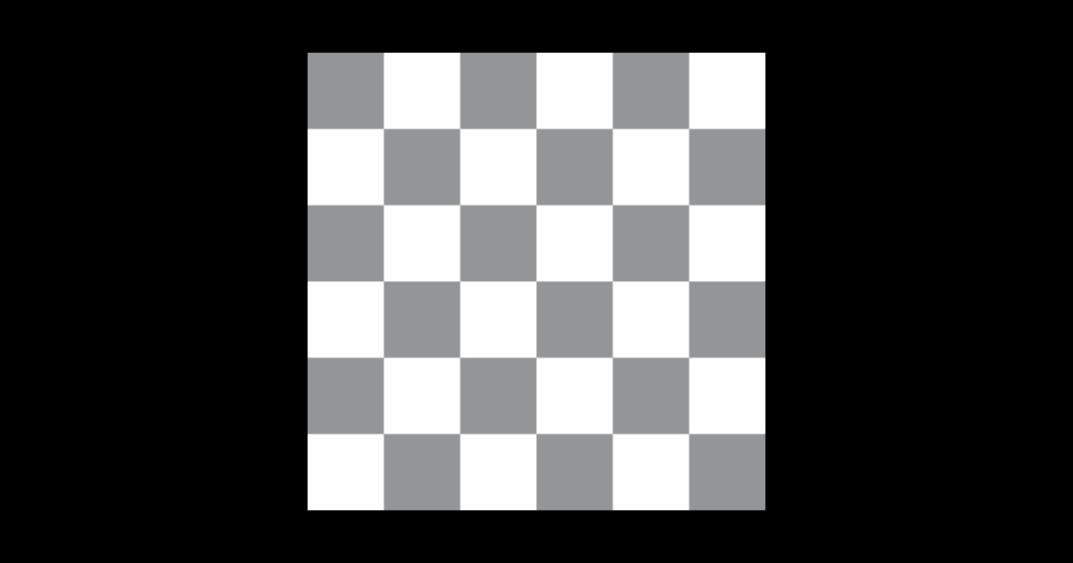 Gray and white checkerboard print - Grey - Sticker | TeePublic