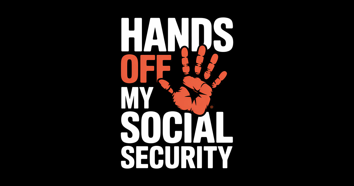 Hands Off social security - Hands Off - Sticker | TeePublic