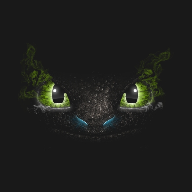 Shadow Fury - Night Fury - T-Shirt | TeePublic