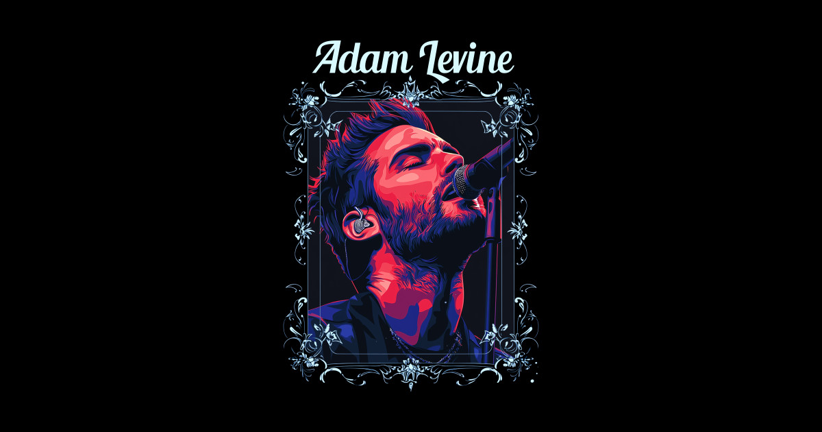 ADAM LEVINE MUSICIAN FAN ART - Adam Levine Musician Fan Art - Sticker ...