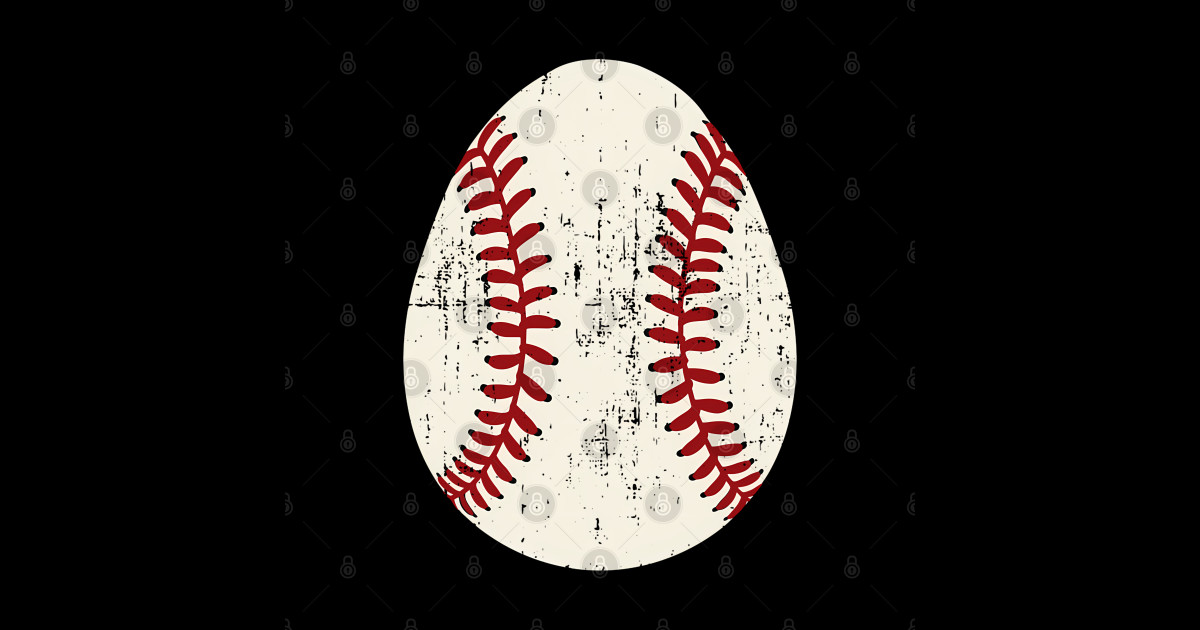 Easter Egg Baseball - Easter Baseball Store - Sticker | TeePublic