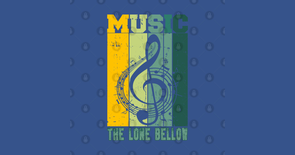 The Lone Bellow | Vintage Musical Note - The Lone Bellow - T-Shirt ...