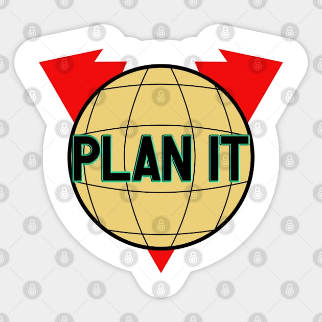 Captain Plan It Urban Planning Design - Urban Planning - Sticker ...
