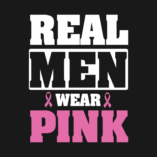 Cancer: Real men wear pink - Cancer - T-Shirt | TeePublic Cancer: Real men wear pink - Cancer - T-Shirt | TeePublic