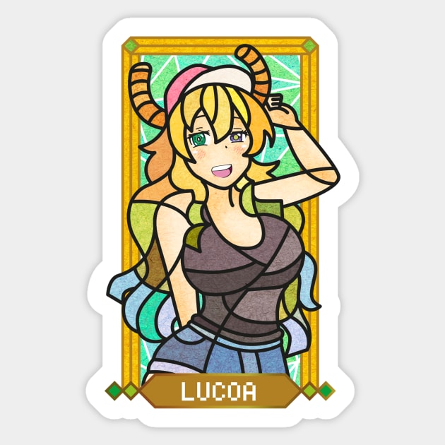 Lucoa - Miss Kobayashi's Dragon Maid - Lucoa - Sticker | TeePublic