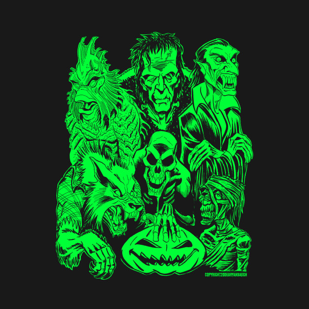 Monster Rally - Halloween - T-Shirt | TeePublic