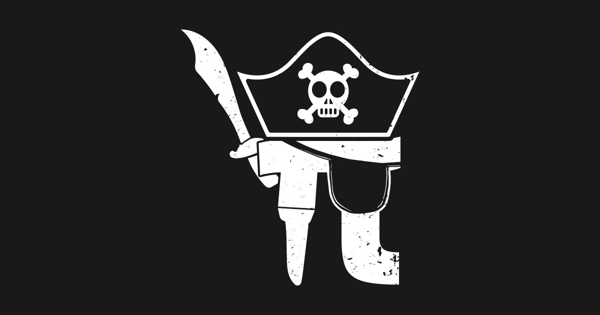 Pi Pirate Mathematic Math Teacher Student Gift - Pi - Long Sleeve T ...