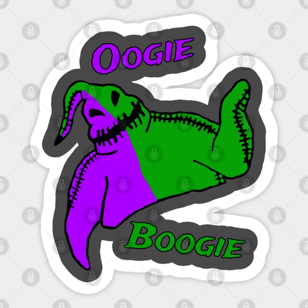Oogie boogie man - Oogie Boogie - Sticker | TeePublic