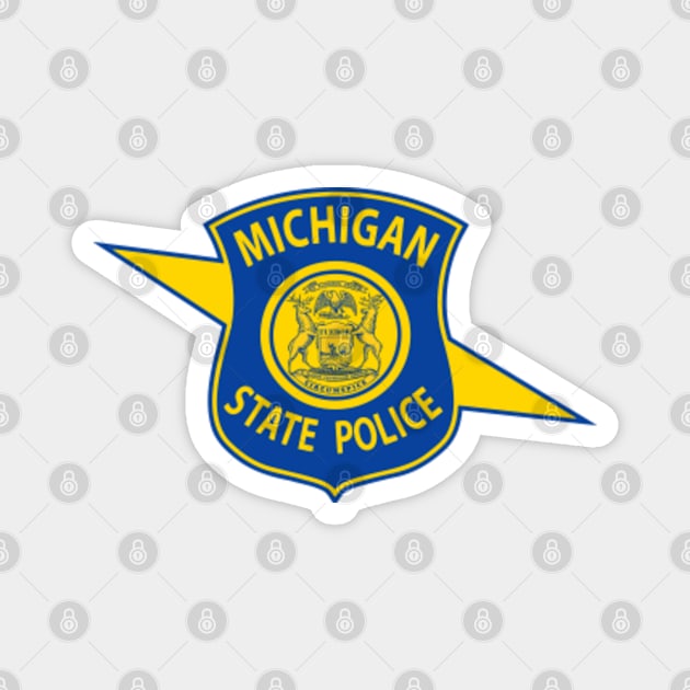 Michigan State Police Logo Crest - Michigan State Police - Magnet ...