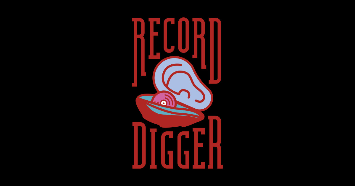 Record Digger - Records - Sticker | TeePublic