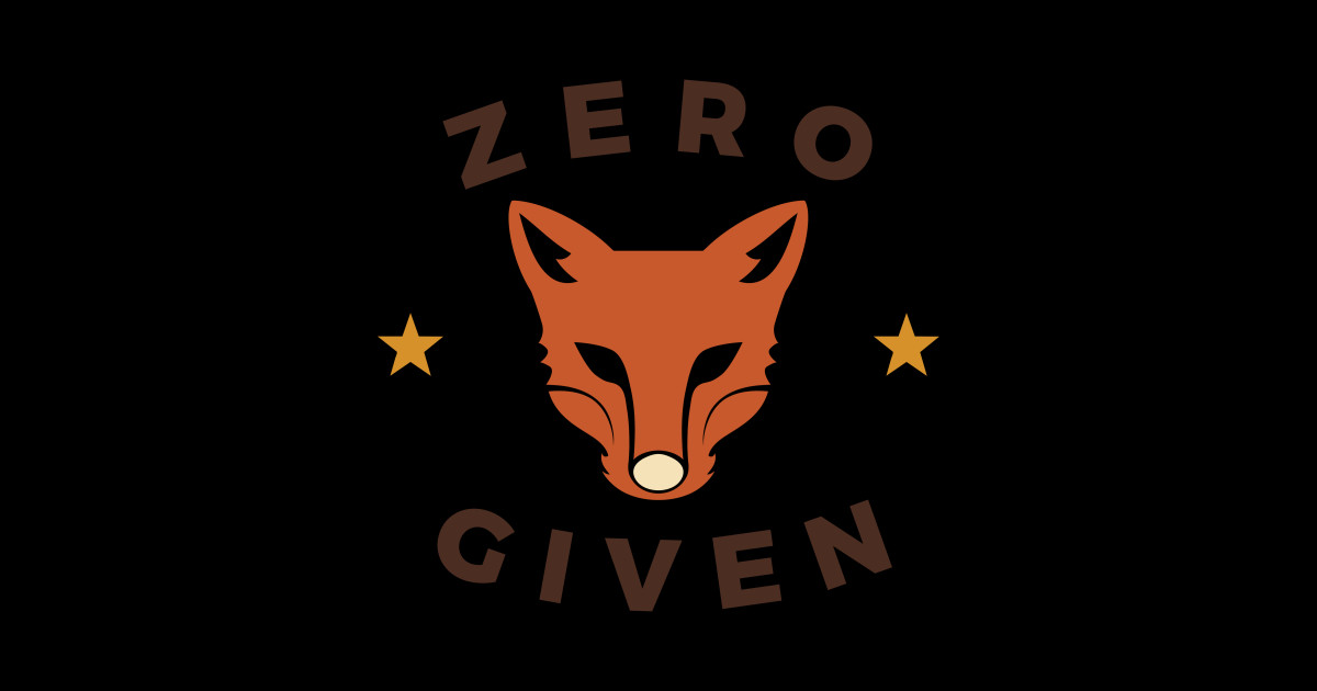 Zero Fox Given - Zero - Sticker | TeePublic