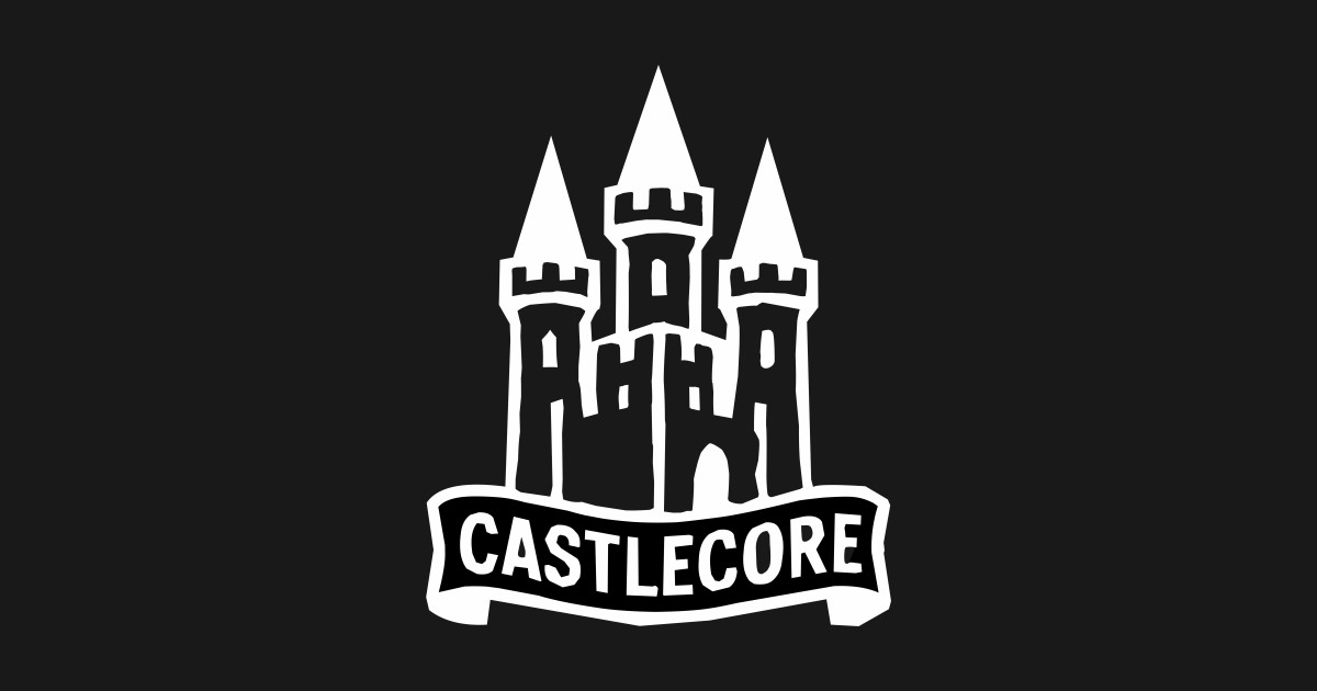 Bold Gothic Castle Illustration – Castlecore Line Art Tee - Castlecore ...