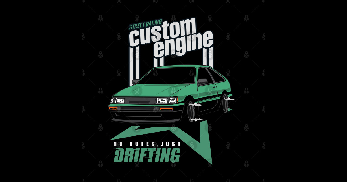 trueno ae86 - Toyota Ae86 - Sticker | TeePublic