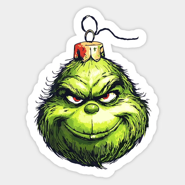 Grinch - Christmas - Sticker | TeePublic