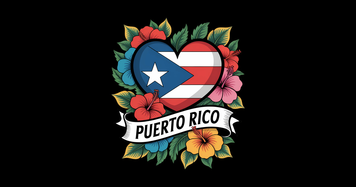 Puerto Rico Flag Hispanic Heritage Month Boricua Rican - Hispanic ...