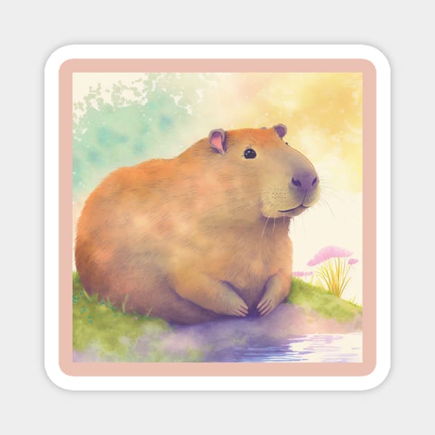 Cutest Capybara Ever - Cute Capybara - Magnet | TeePublic